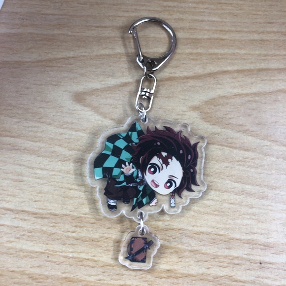 Hot Topic | Other | Demon Slayer Tanjiro Keychain | Poshmark